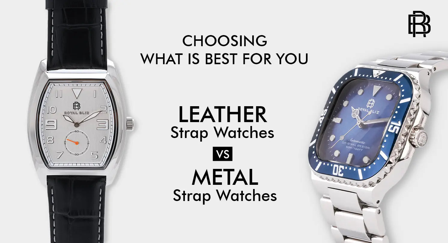 Leather Strap vs. Metal Strap Watches: Choosing What's Best for You ...